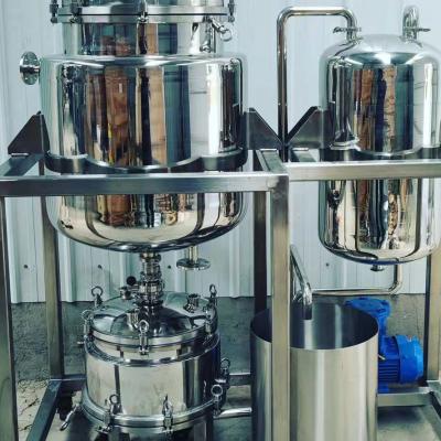China Stainless Steel Concentrator Vessel Electric Heating Jacketed Reactor Vacuum Evaporation Crystallization Equipment for sale