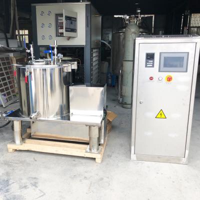 China Industrial Vacuum Ethanol Extractor Jacketed Extraction Vessel Laboratory Mini Centrifuge Oil Solvent Extraction Machine for sale