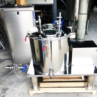China 30 L Centrifuge Separation Liquid Herbal Terpene Leaf Oil Extraction Cold Extractor Machine for Rotovap Distil for sale