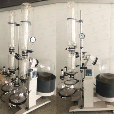 China 20L Destilator Machine Rotavapor Vacuum Reactor Distiller Digital Rotary Evaporator Price with Vacuum Pump and Chiller for sale