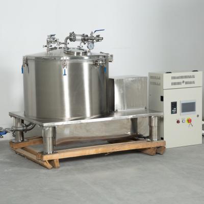 China SZ-800 200L Cannabe Dewaxing Filter Centrifugal Solvent Extractor Ethanol Extraction Centrifuge Oil Separator for sale