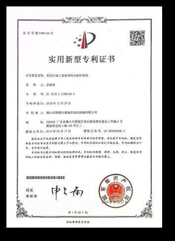 Invention patent - Sencan Automation Machinery Co., Ltd.