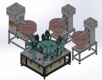 China Full Automatic Bottle Cap Screwing Machine With PLC Control System for sale