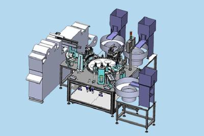 China Pneumatic Power Reduces Maintenance In Safety Lancet Production Line for sale