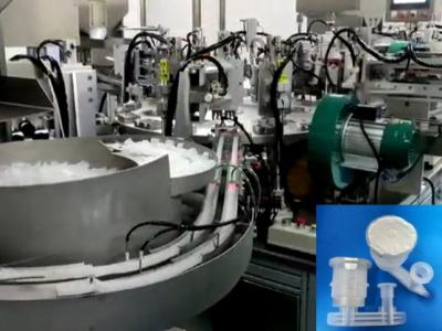 China High Precision And Qualified Rate With Servo Motor And Indexing Drive Medical Product Assembly Machine For IV Bag Dispensing Needle Cap Assembly Machine for sale
