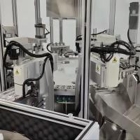 China CRC Cap Automated Assembly Machine Turntable Type Operation Feeding Elevator Feeding Higher Efficiency for sale