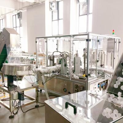 Cina Assemblaggio tappo liquido lavaggio con sistema di controllo PLC e funzionamento touch screen HMI in vendita