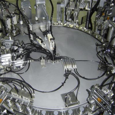 China Automatic Ultrasonic Welding Cap Assembly Machine 3000-14000 caps/hr for sale