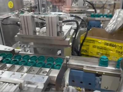 China High Efficiency Flip Cap Assembly Machine with 4500-15000pcs/hr Speed and 99% Qualified Rate for Linear or Rotary Applications for sale