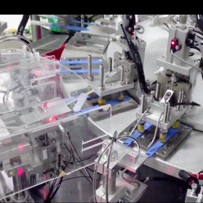 중국 높은 생산 용량 외과 기구용 진공 흡수 및 자동 검출을 갖춘 일회용 스칼펠 조립 기계 판매용