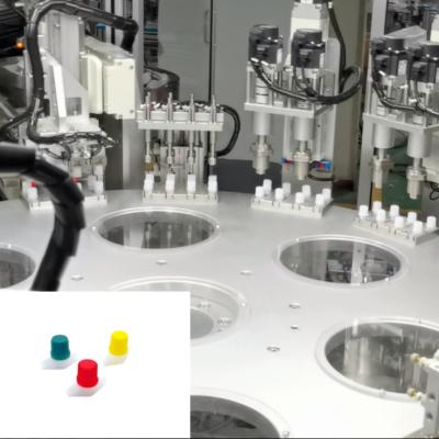 중국 100% 검사 비상 정지 버튼과 세탁용 세척제 캡에 대한 안전 센서와 자동 제일리 캡 조립 기계 판매용