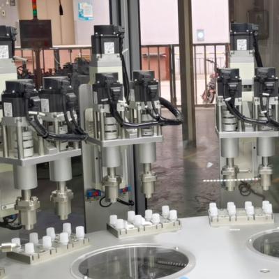 China Automatic Screwing Machine with 99% Production Efficiency PLC Control System and Photoelectric Sensor Detection for Cap Assembly for sale