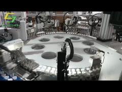 Máquina de montagem de capas de helicóptero de movimento indexado personalizado com operação de tela sensível ao toque fácil de usar
