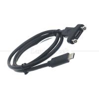 China Customization USB3.1 Gen2 Screw Locking Stud USB Type C 3.1 Panel Mount Extension Cable for sale