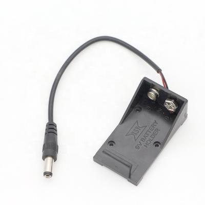 China DC Male Plug 5.5x2.1mm 9V Case Battery Holder for sale