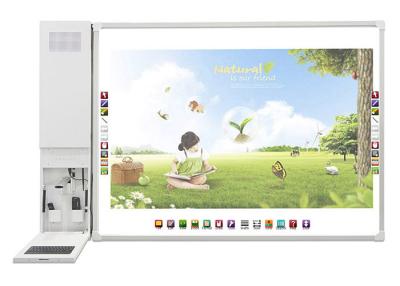 China FC4000 Integrated Whiteboard with touchable panel , OPS PC all in one smart board for sale
