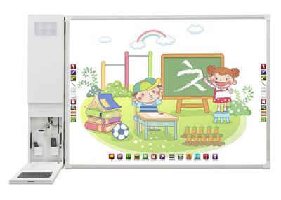China Wall mounted Integrated whiteboard , School White Boards with smart projecoter for sale
