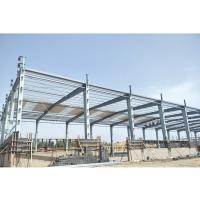 China Galvanised Pvc Window Workshop Steel Structure Lightweight Frame Construction for sale