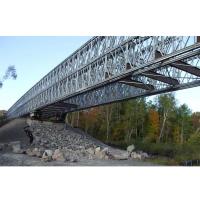 China Single Row/Double Row Temporary Modular truss bridge Steel Bailey Bridge for sale