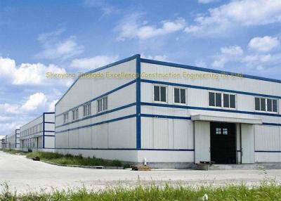 China Q235 / Q345 Workshop Steel Structure Metal Structure Buildings Environmentally Friendly for sale