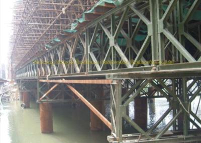 China Q345 Chord Reinforcement Structural Steel Bridge For Bailey Bridge for sale