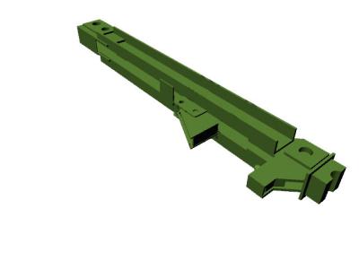 China 200 Model Temporary Bailey Bridge Parts Anti - Skid Surfacing Q460C Raw Material for sale