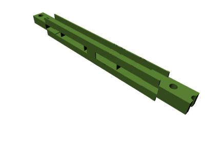 China 200 Model Temporary Bailey Bridge Parts Anti - Skid Surfacing Q460C Raw Material for sale