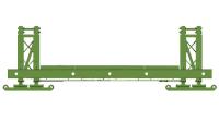 China High Performance Temporary Modular Bridge Construction Painting / HDG Surface for sale