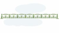 China High Performance Temporary Modular Bridge Construction Painting / HDG Surface for sale