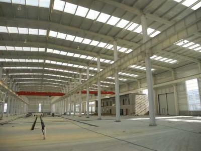China Sandwich Panel Prefab Workshop Steel Structure With USA Standard Welding for sale