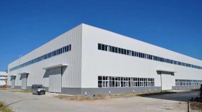 China Sandwich Panel Prefab Workshop Steel Structure With USA Standard Welding for sale
