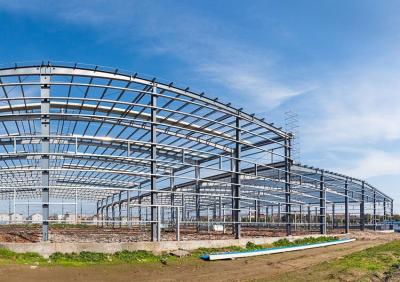 China Prefabricated Steel Structures Pre Built Warehouse Steel Portal Frame for sale