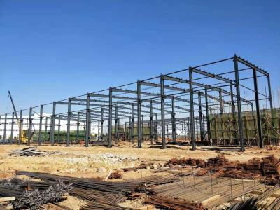 China Custom Size Prefabricated Steel Structures Warehouse Building For Storage for sale