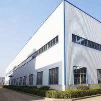 China 100 × 300 Prefabricated Steel Structures Warehouse Light Type for sale