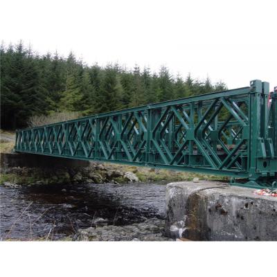 Cina ASTM Q345b Acciaio temporaneo Bailey Bridge Construction Army Military in vendita