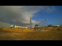 Pre-engineered long-span steel structure frame building for sale