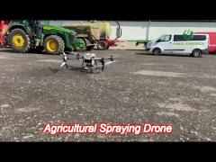 large dji t50 t60 t100 agricultural spraying drone with spare nozzle and propeller