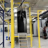 China Filter Powder Recycling Powder Coating Booth for sale