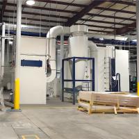 China Automatic Powder Coating Booth with Filter Recovery for Aluminium for sale
