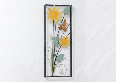 China Van het de Bloemen Klassieke Metaal van het hotel het Zwarte Kader Decor van de de Muurkunst Te koop