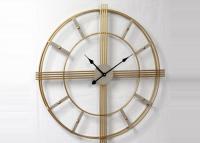 China Home Decor Circular Handicraft Oversized Skeleton Clock for sale