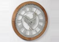 Quality Painting Oversized Circular Farm Style Wall Clocks for sale