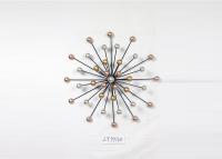 Quality Home Bedroom Floral Handcrafted Metal Wall Art Decor for sale