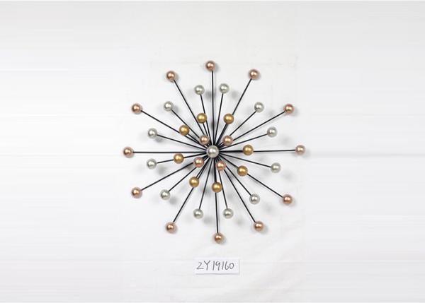 Quality Home Bedroom Floral Handcrafted Metal Wall Art Decor for sale