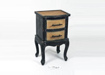 Cina Mobilia decorativa del salone del tessuto classico nero in vendita