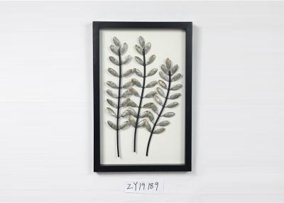 China Van het de Rechthoek Houten Kader van metaalbladgouden de Zwarte Decoratie van de de Muurkunst voor het Hotel van de Huisgalerij Te koop