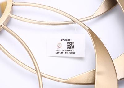 Cina Specchio di lusso della parete del fiore dell'oro di forma moderna della stella in vendita