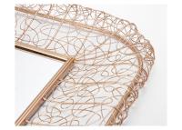 China Handmade Gold Rectangular Wall Mirrors Decorative for sale