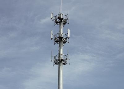 Cina Le Telecomunicazioni dell'acciaio per costruzioni edili del carbonio di Q235B si elevano, sovrapponendo l'acciaio galvanizzato il collegamento unipolare in vendita