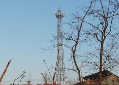Cina torre d'acciaio di telecomunicazione di angolo della rete di comunicazione di 100M, torre radiofonica di comunicazione autosufficiente di HDG in vendita